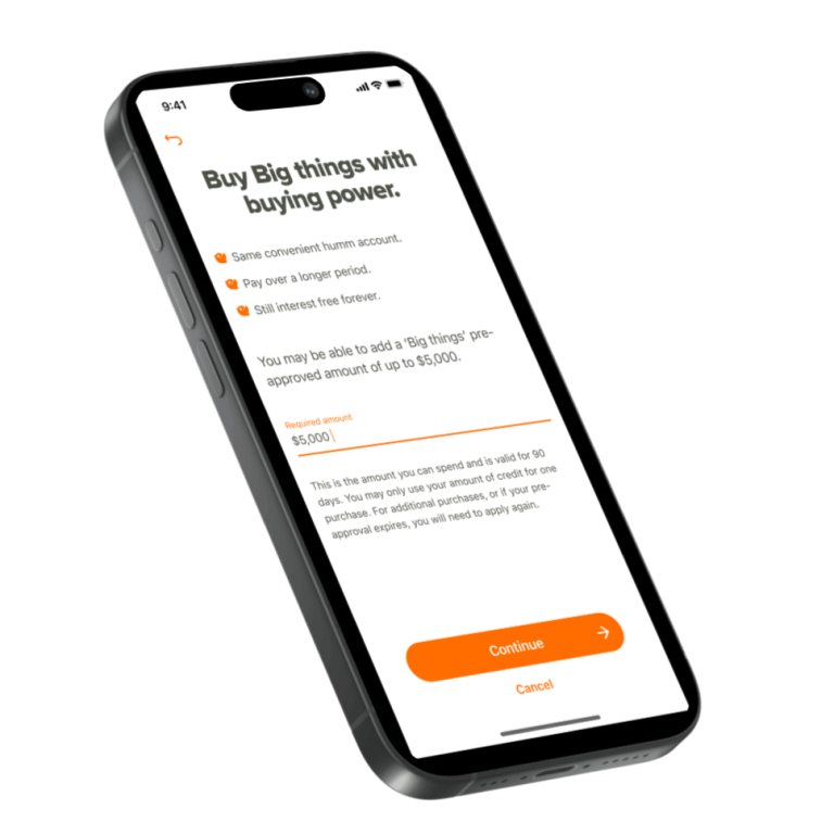 Download the app | Buy Now Pay Later with humm
